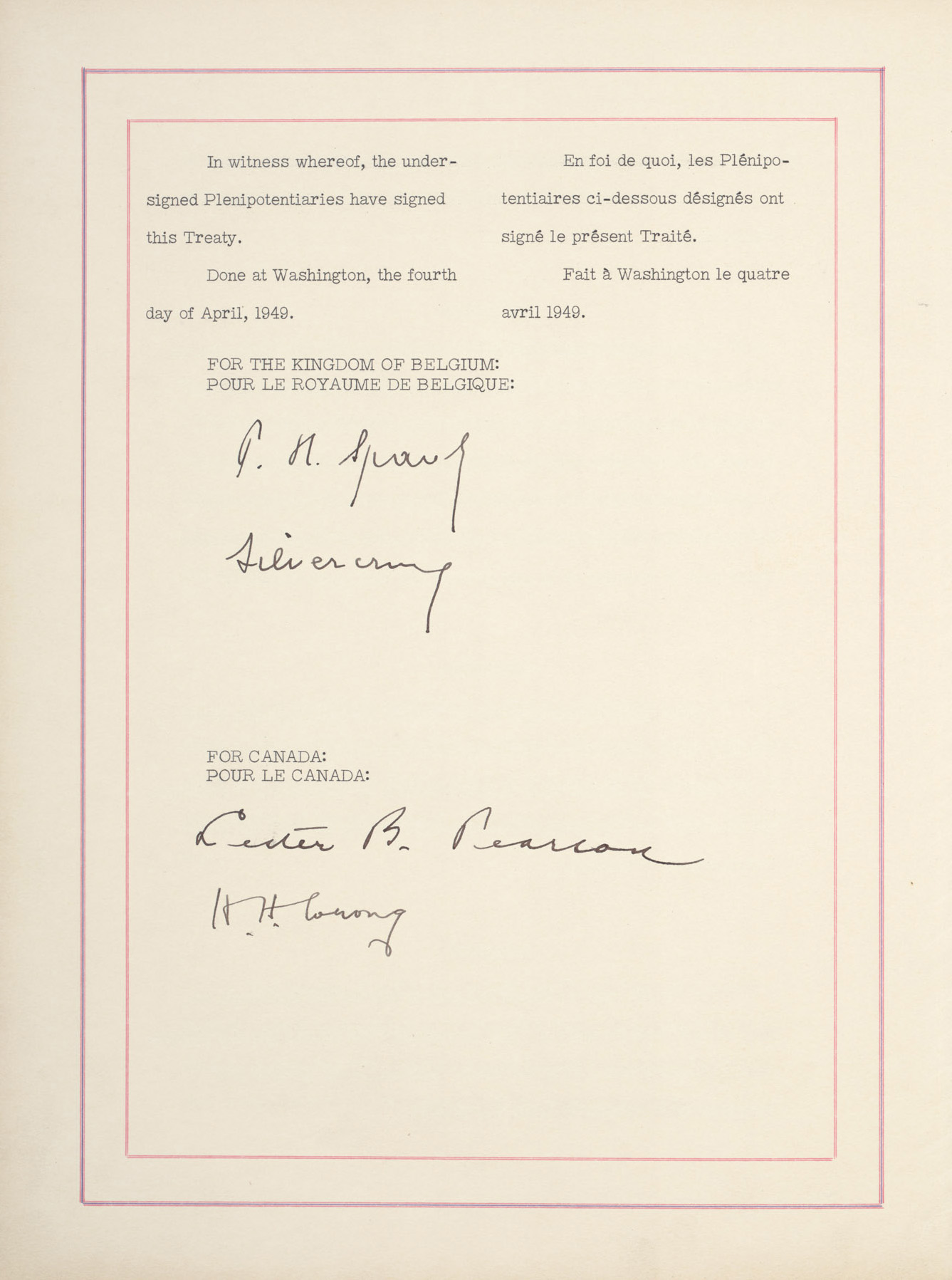 The North Atlantic Treaty | National Archives