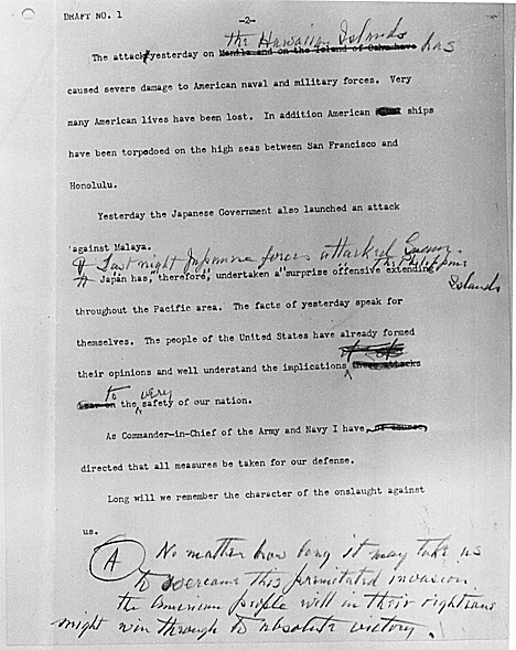 'A Date Which Will Live in Infamy' | National Archives 'A Date Which Will Live in Infamy' | National Archives