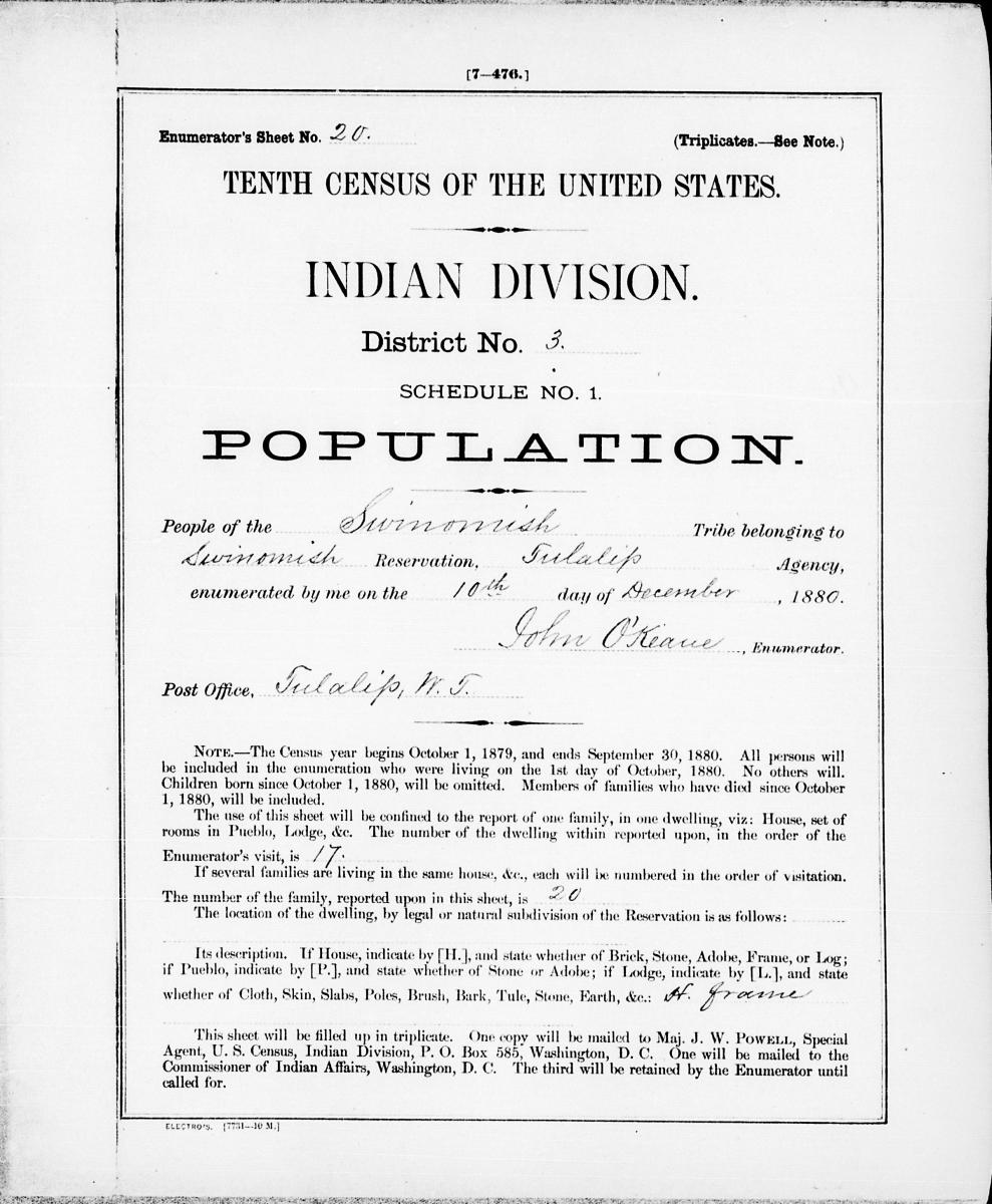 Stand Up And Be Counted Native Americans In The Federal Census