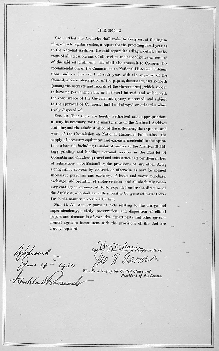 Creating the National Archives | National Archives