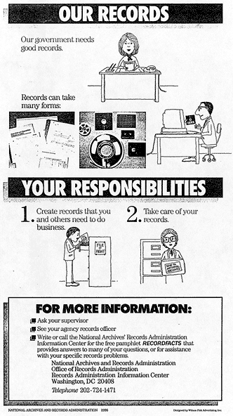 Resources - Publications: Disposition of Federal Records - Chapter 1